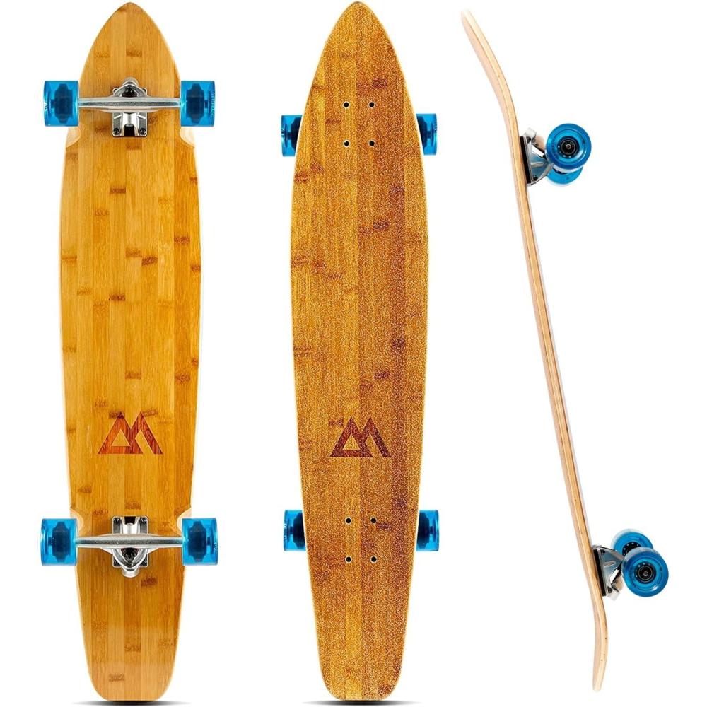 Magneto 44 inch Kicktail Cruiser Longboard Skateboard | Bamboo and Hard ...